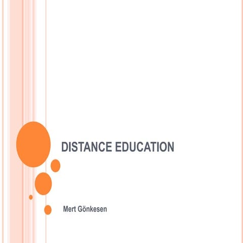 Distance education | PPT