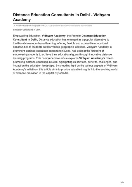 Education planning advisors Delhi.pptx