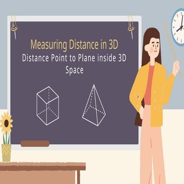Distance from point to plane material resources | PPT