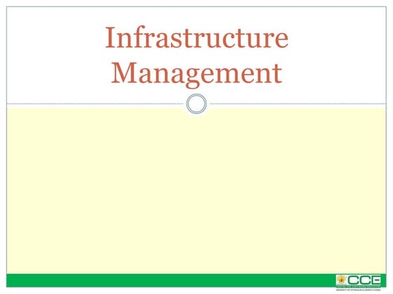 Infrastructure | PPT