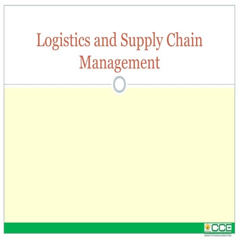 Distance MBA (logistics and supply chain management) | PPTX | Logistics ...