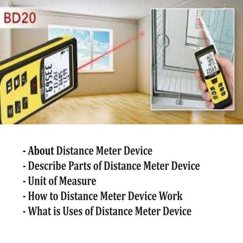 About Distance Meter Device | PPTX | Physics | Science