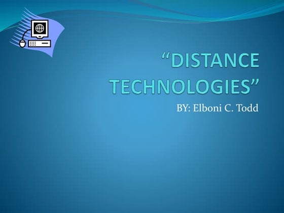 COMPONENTS OF DISTANCE EDUCATION.pdf..... | PPT