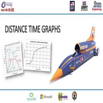 Distance time graphs - Race for the Line | PPTX | Physics | Science