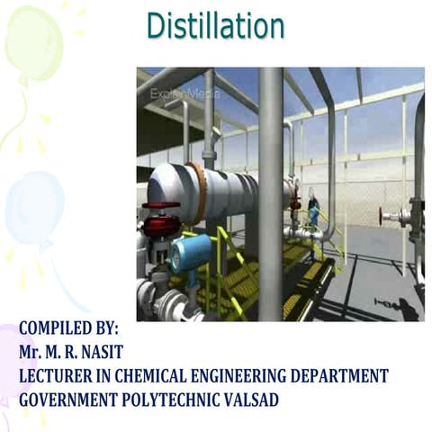 Distillation-1.vapour liquid equilibrium | PDF