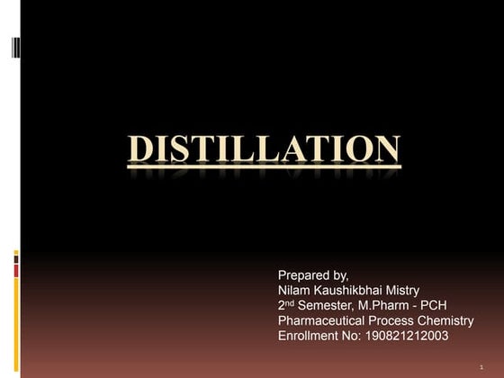 Distillation | PPT