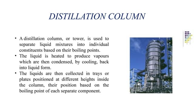 Distillation Column Design | PPTX