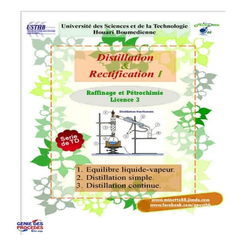 Distillation 1 td | PDF | Alcoholic Beverages | Food & Drink