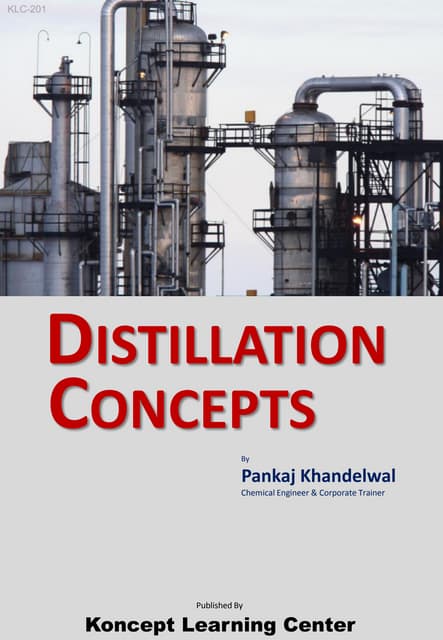 Distillation Concepts Pdf