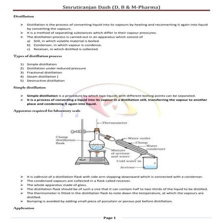 Distillation pdf srd | PDF