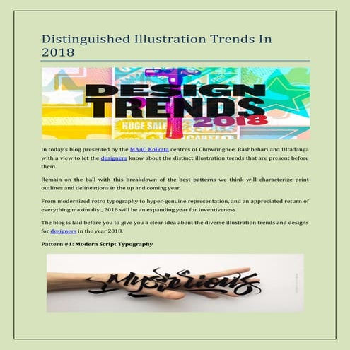 Graphic Design Trends 2018 | PDF