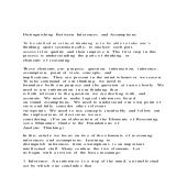 Distinguishing Between Inferences and Assumptions To be sk | DOCX