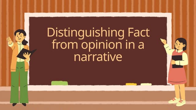 English 5 w1. Distinguishing Fact and Opinion q3.ppt | Pets