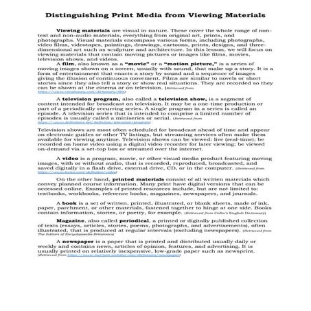 Distinguishing Print Media from Viewing Materials.pptx