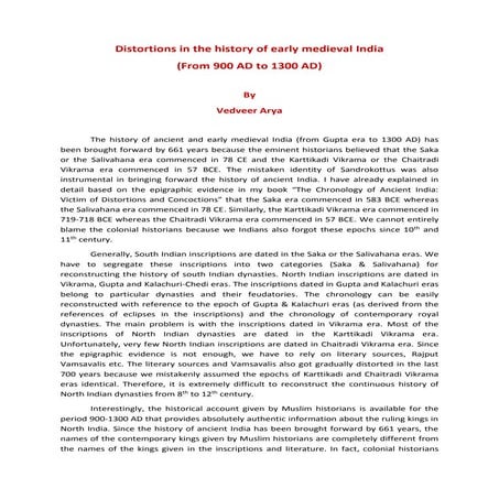 Distortions in the History of Early Medieval India-Part I.pdf