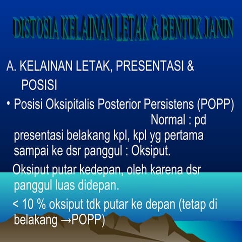 Distosia 1 | PPT