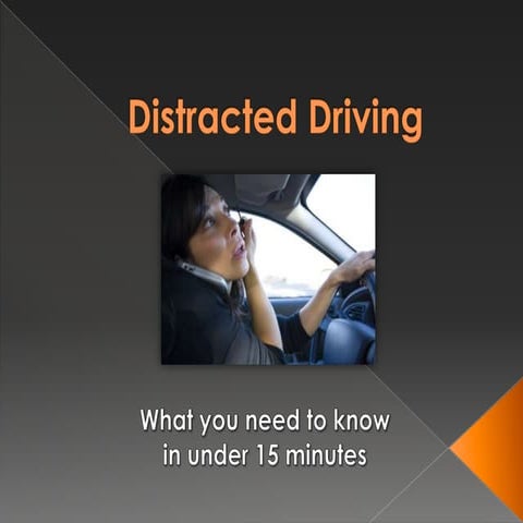 Distracted Driving | PPTX