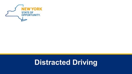 Distracted driving presentation | PPT | Injuries | Diseases and Conditions