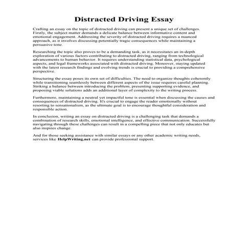 Distracted Driving Essay.pdf