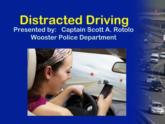 Distracted Driving Awareness Month | PPT