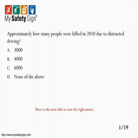 Distracted Driving Quiz | PDF