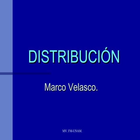 Distribución | PPT