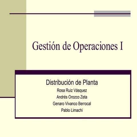 Distribucion Planta | PPT
