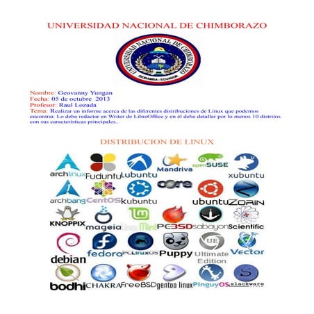 Versiones de Linux | ODP