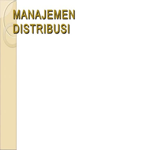 Distribusi | PPT
