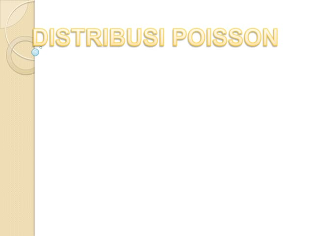 Distribusi poisson | PDF