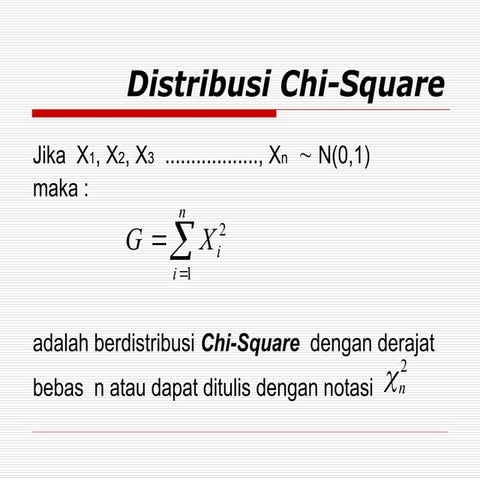 Distribusi chi square biostatistika ppt | PPT