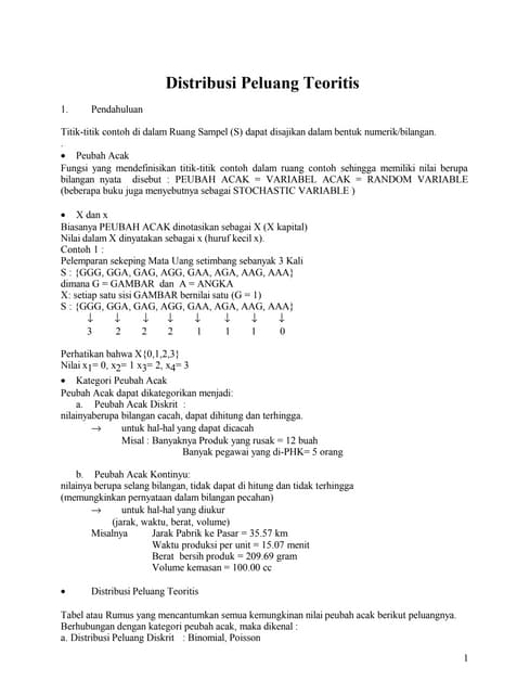 File1 soal contoh binomial dan poisson | PDF