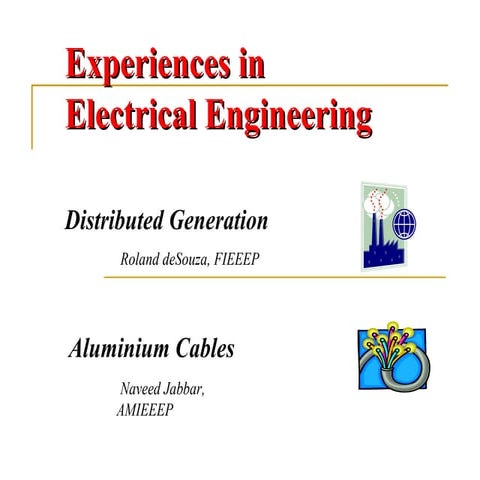 Distributed Generation By Roland Desouza | PPT