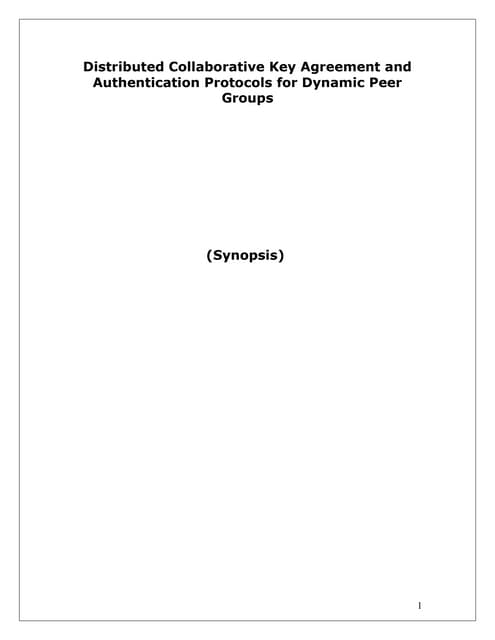 Distributed Collaborative Key Agreement And Authentication Protocols