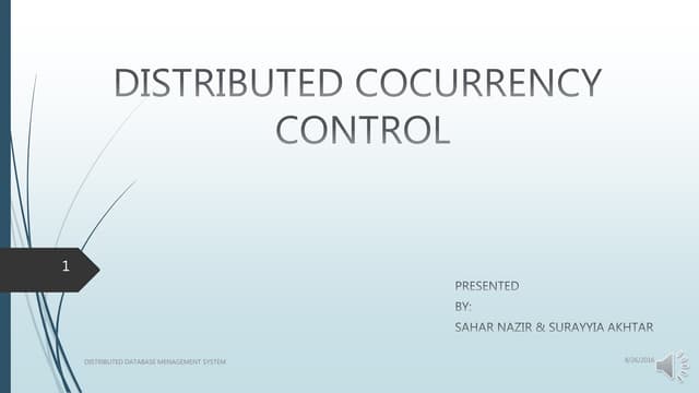 Fault Tolerance Distributed Computing Ppt