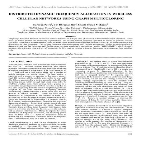 Distributed Dynamic Frequency Allocation In Wireless Cellular Networks