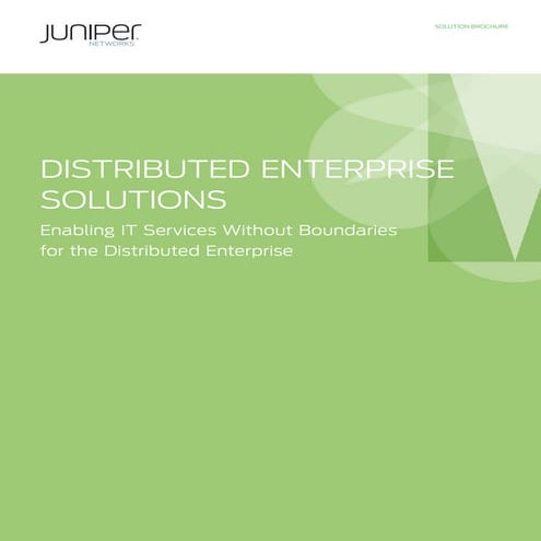 Distributed Enterprise Solutions | PDF