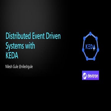 Distributed Event Driven Systems With Kedapdf
