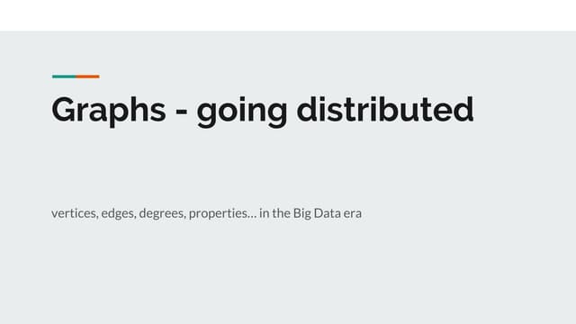 Distributed Graph Processing Ppt 3787