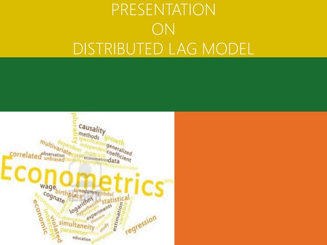 Distributed lag model koyck | PPTX