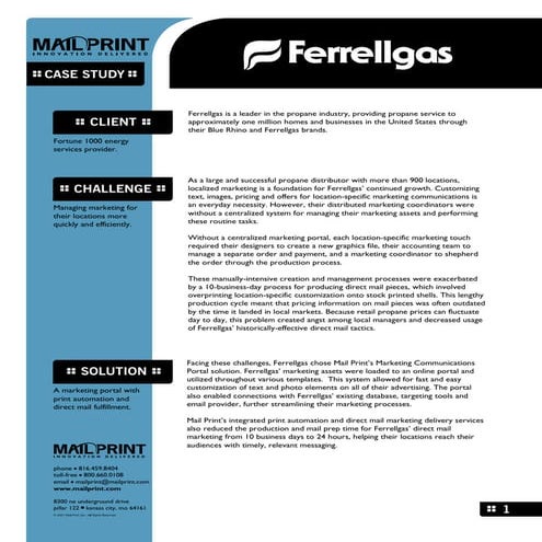 Distributed Marketing Case Study | PDF