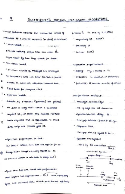 Consensus And Agreement Algorithms Distributed Systems Notes Pdf