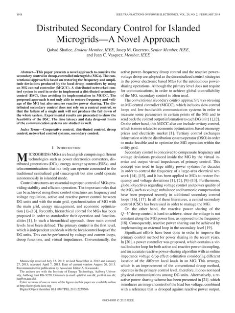 Providing a control method of BTB-VSC Converters under unbalanced faults | PDF