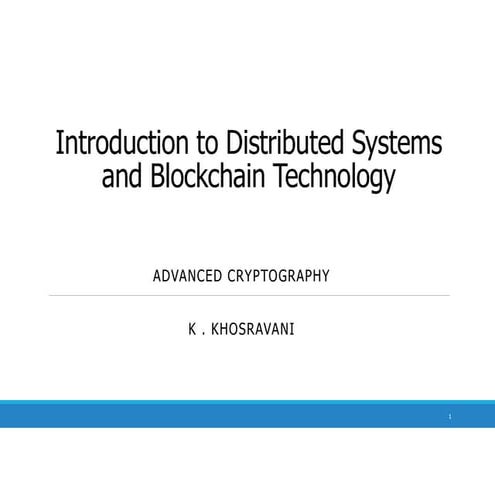 Distributed Systems, Blockchain, Bitcoin, and Smart Contracts: An ...