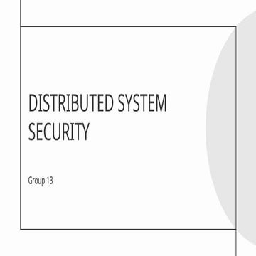 DISTRIBUTED SECURITY: Promoting Security.pptx