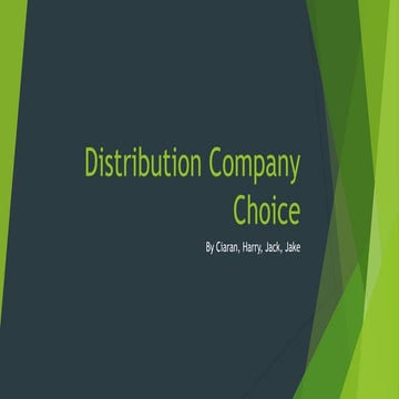 Distribution | PPT