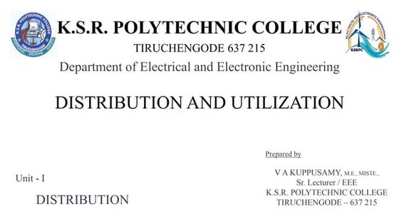 Transmission and distribution system of electricity | PDF | Power and ...