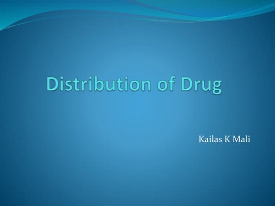 Biopharmaceutics: Mechanisms of Drug Absorption | PPT