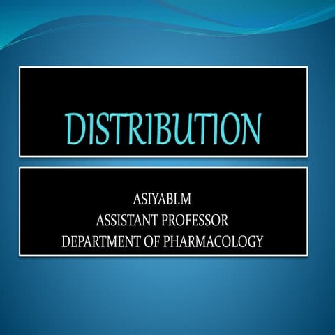 Distribution and its factors affecting | PPTX