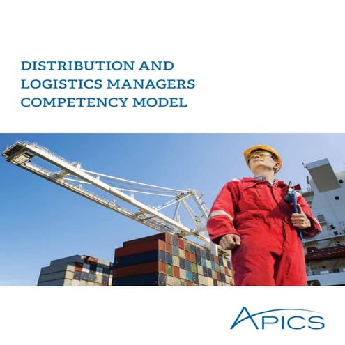 Distribution and-logistics-managers-competency-model 2 | PDF